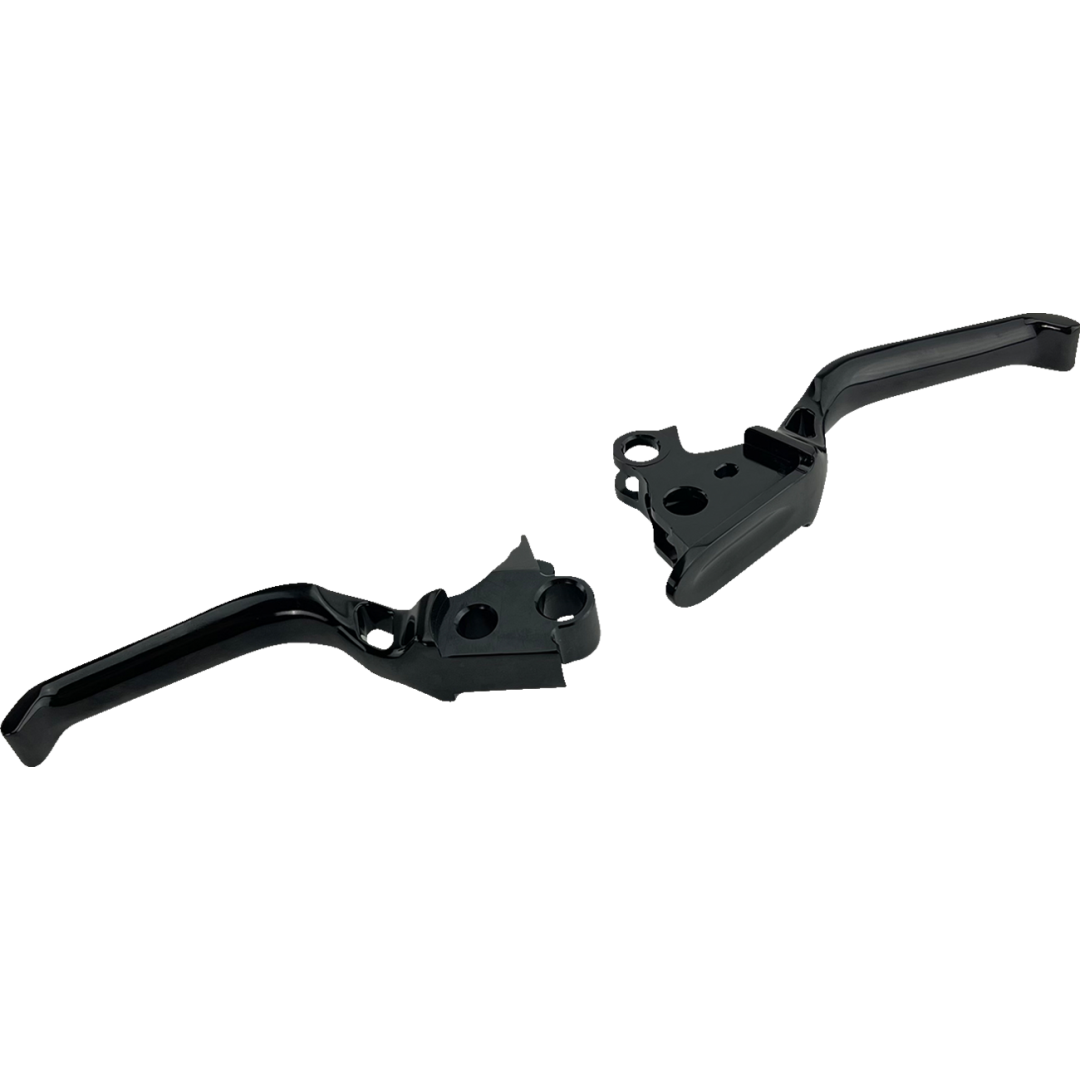 Method Lever Set 2021-2023 Bagger, Cable Clutch, Black, See Fitments for Specific Models