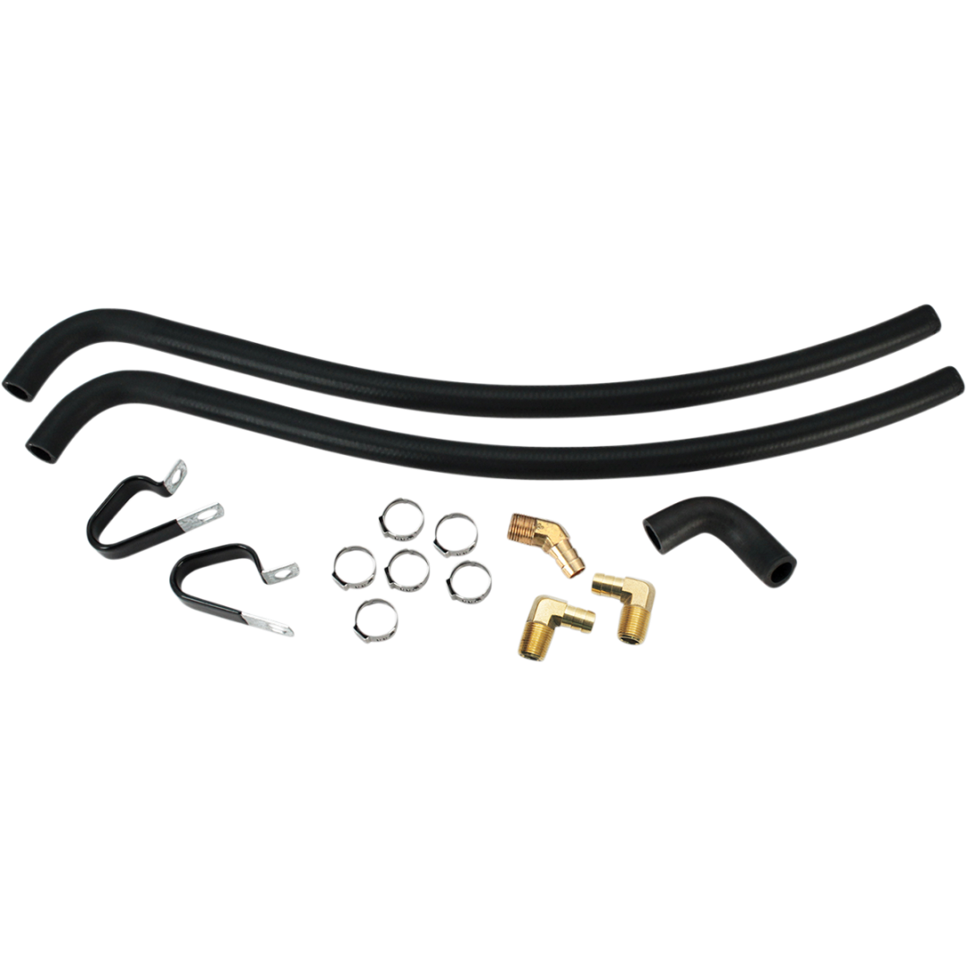 Oil Line Installation Kit 2007-2016 Bagger, Required for S&S 124" Crate ...