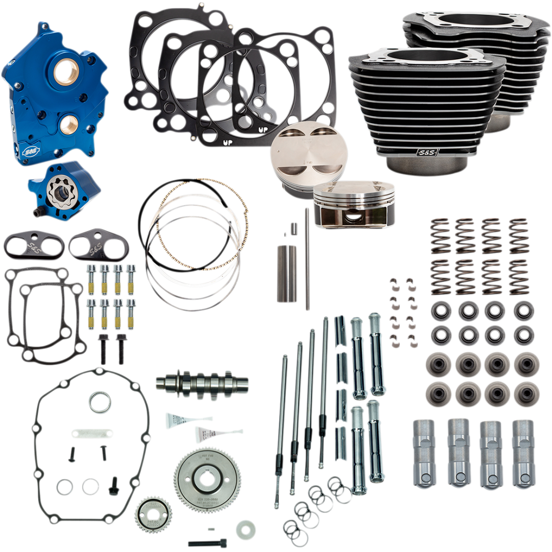 128" Big Bore & Cam Chest Power Package for 114" & 117" M8 Engines 2017 ...