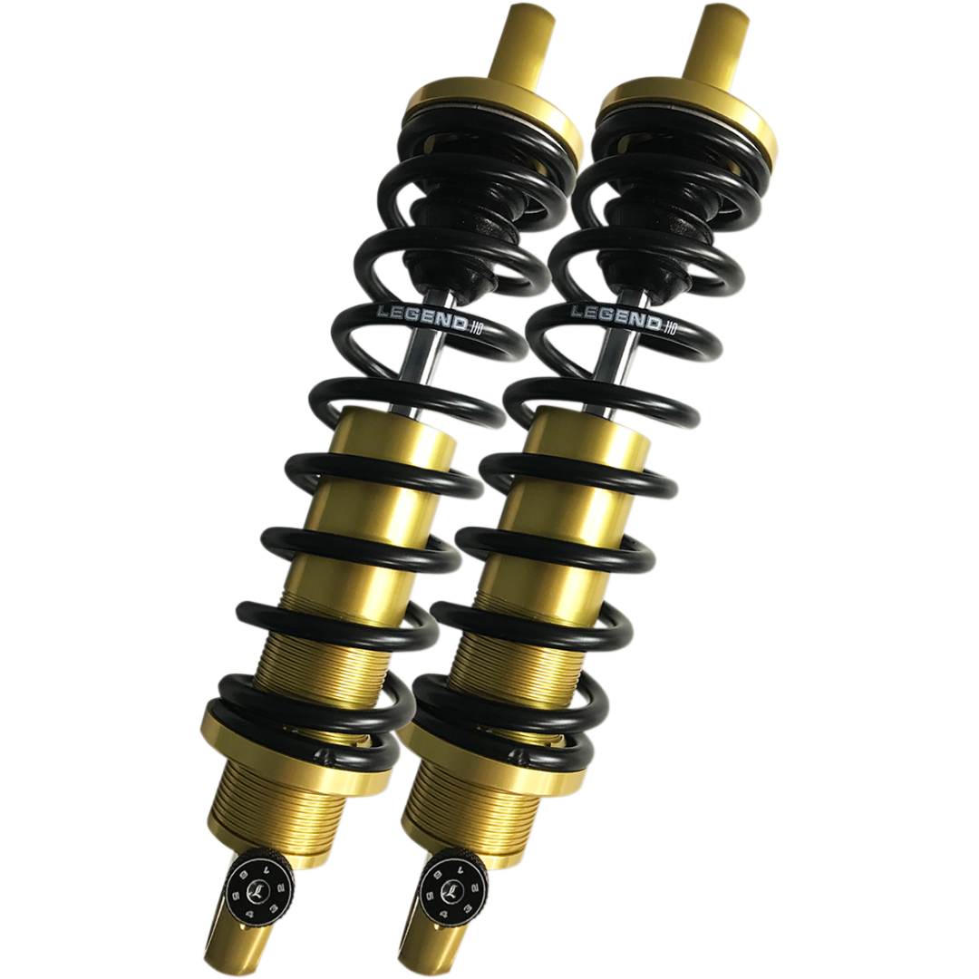REVO-A Standard 12" Shocks 1999-2025 Bagger, Gold Anodized