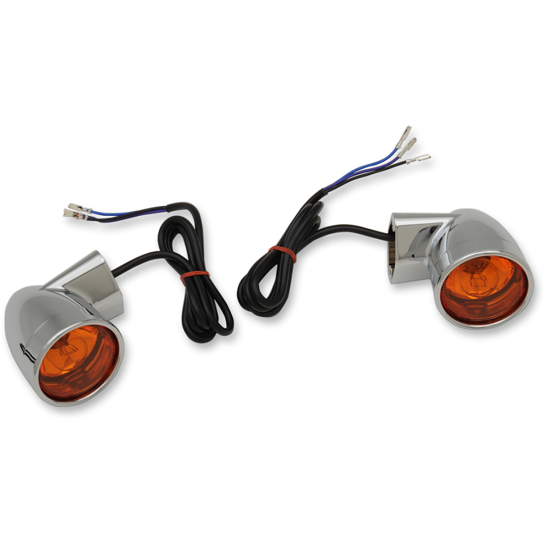 Front Bullet-Style Turn Signals 1999-2022 Bagger, 1999-2017 Softail ...